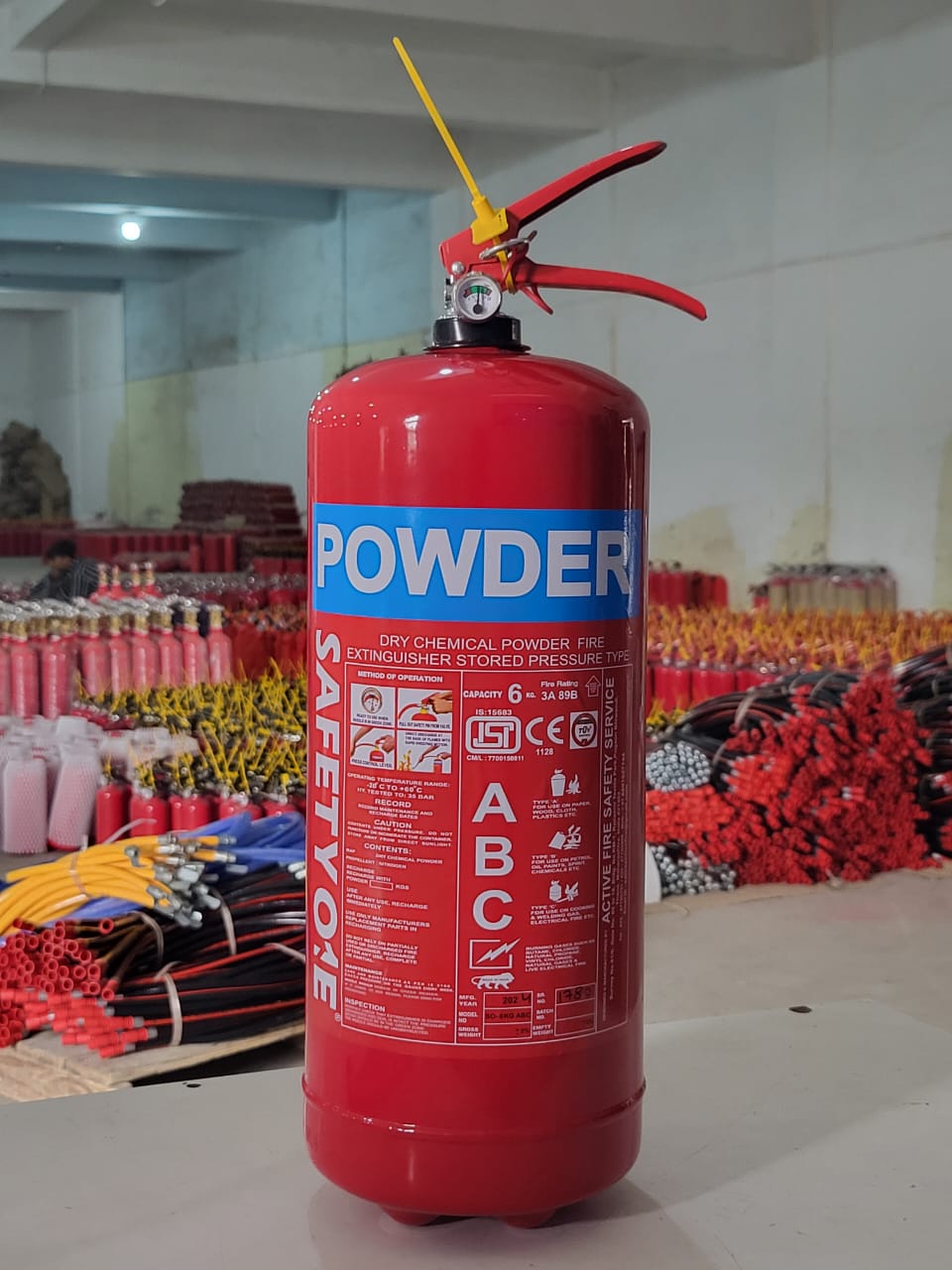 Fire Extinguisher 2kg ABC safety one – JLP E-commerce